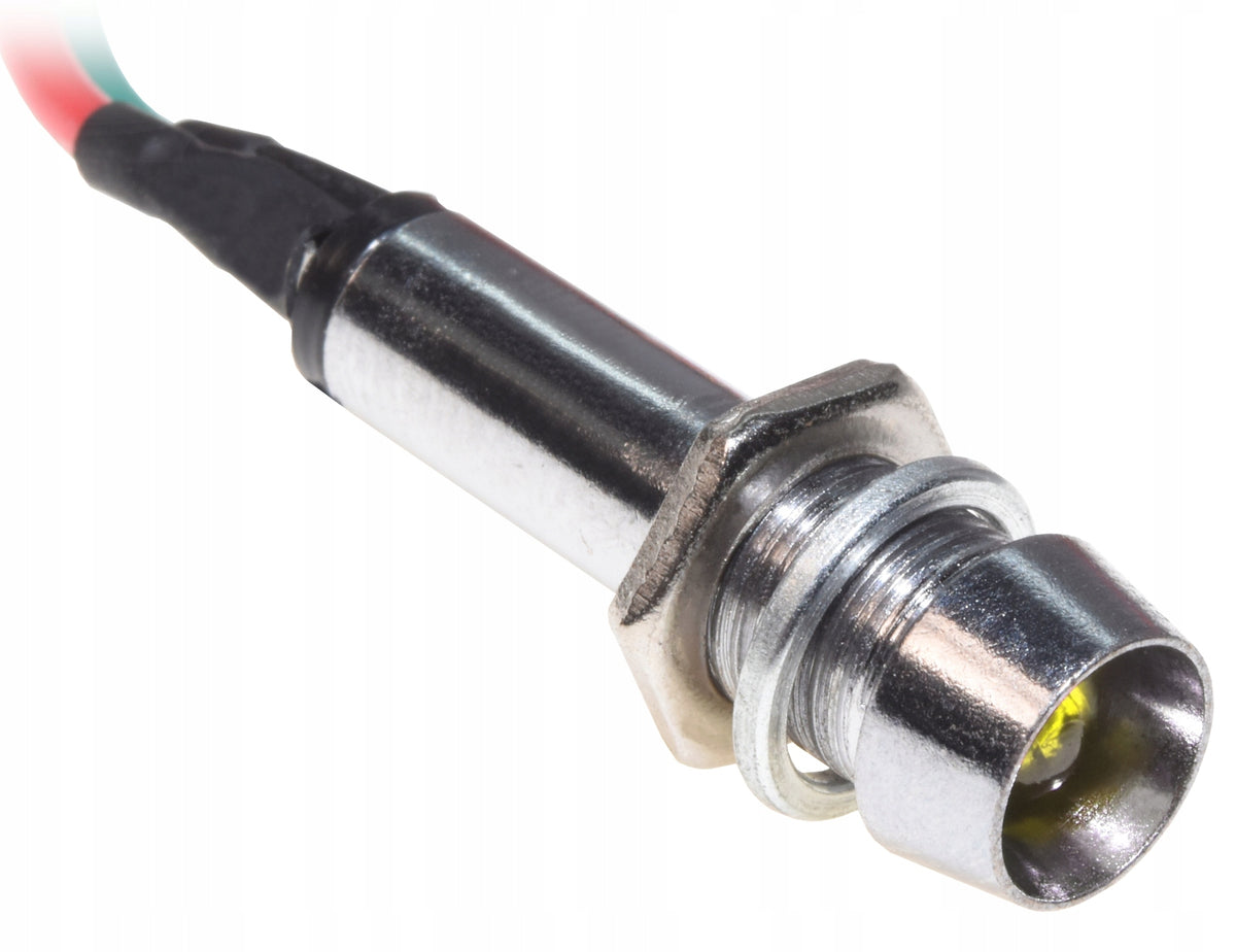 LED-Diode 5mm, 12/24V, Type 4 - Gul – MDA TRUCK AS